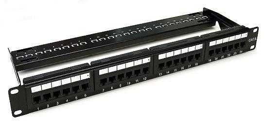 Amp 24 Port Patch Panel Category 6 UTP AMP
