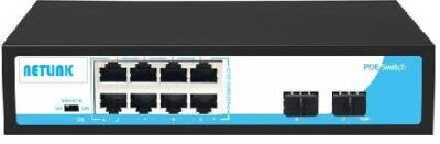 Netlink 8 Port-Gigabit+2Sfp Poe Switch 150W Switch NETLINK
