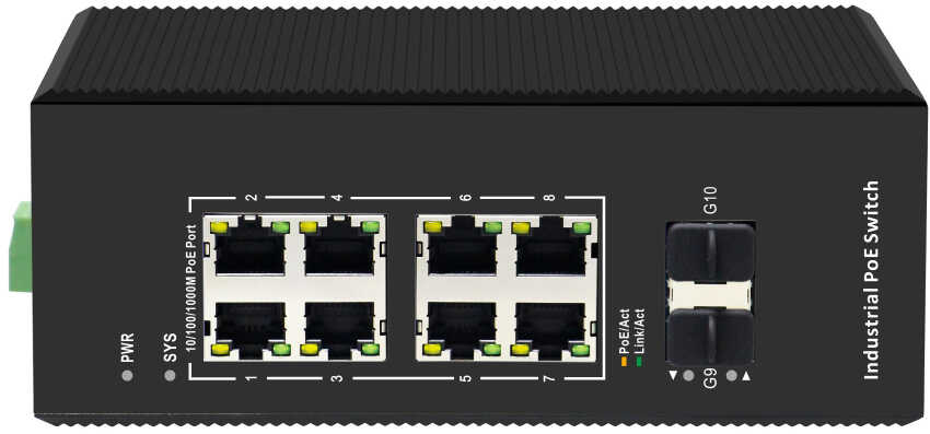 Netlink 8x10/100/1000Base-TX POE Port and 2xGigabit SFP Port ...